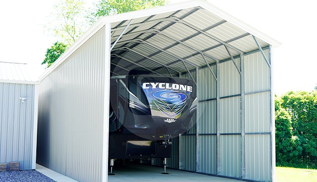 Metal RV Carports - Custom RV Shelters, Motorhome Carports