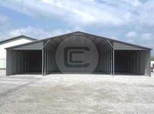 44x31 Vertical Seneca Barn - Prefabricated Metal Barn