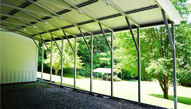 30x26 Vertical Roof Carport | 30x26 Metal Carport Prices