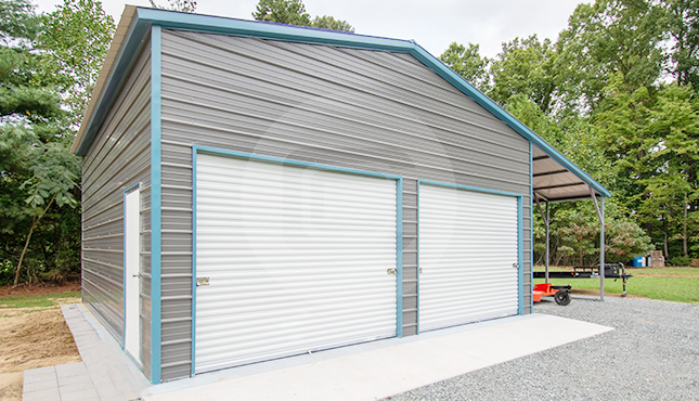 26x50’ Garage Building – 9’ Tall Garage Building