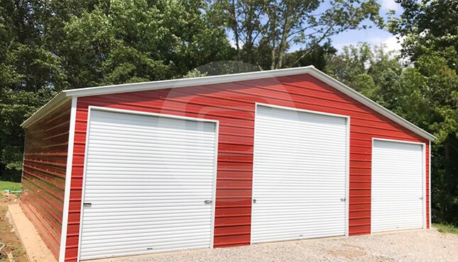 36x36 Barn Garage - Farm Vehicle Garage
