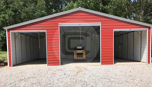 36x36 Barn Garage - Farm Vehicle Garage