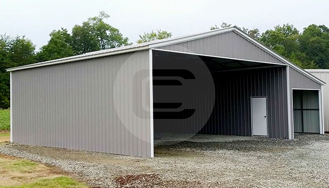 30x30 Lean-To Garage Building | 30x30 Metal Garage Prices