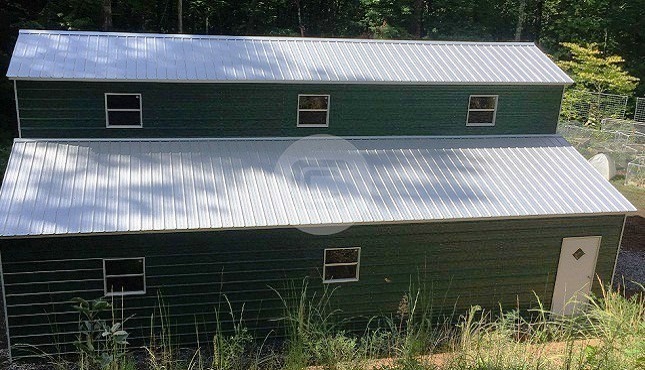Raised Center Aisle Barn Kit - Raised Center Metal Barn for Sale